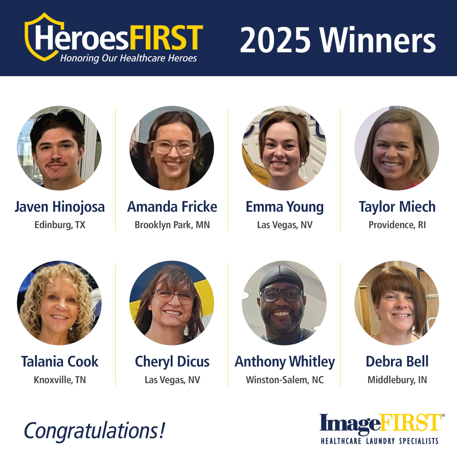 ImageFIRST Announces Top Eight Winners of 5th Annual HeroesFIRST ...